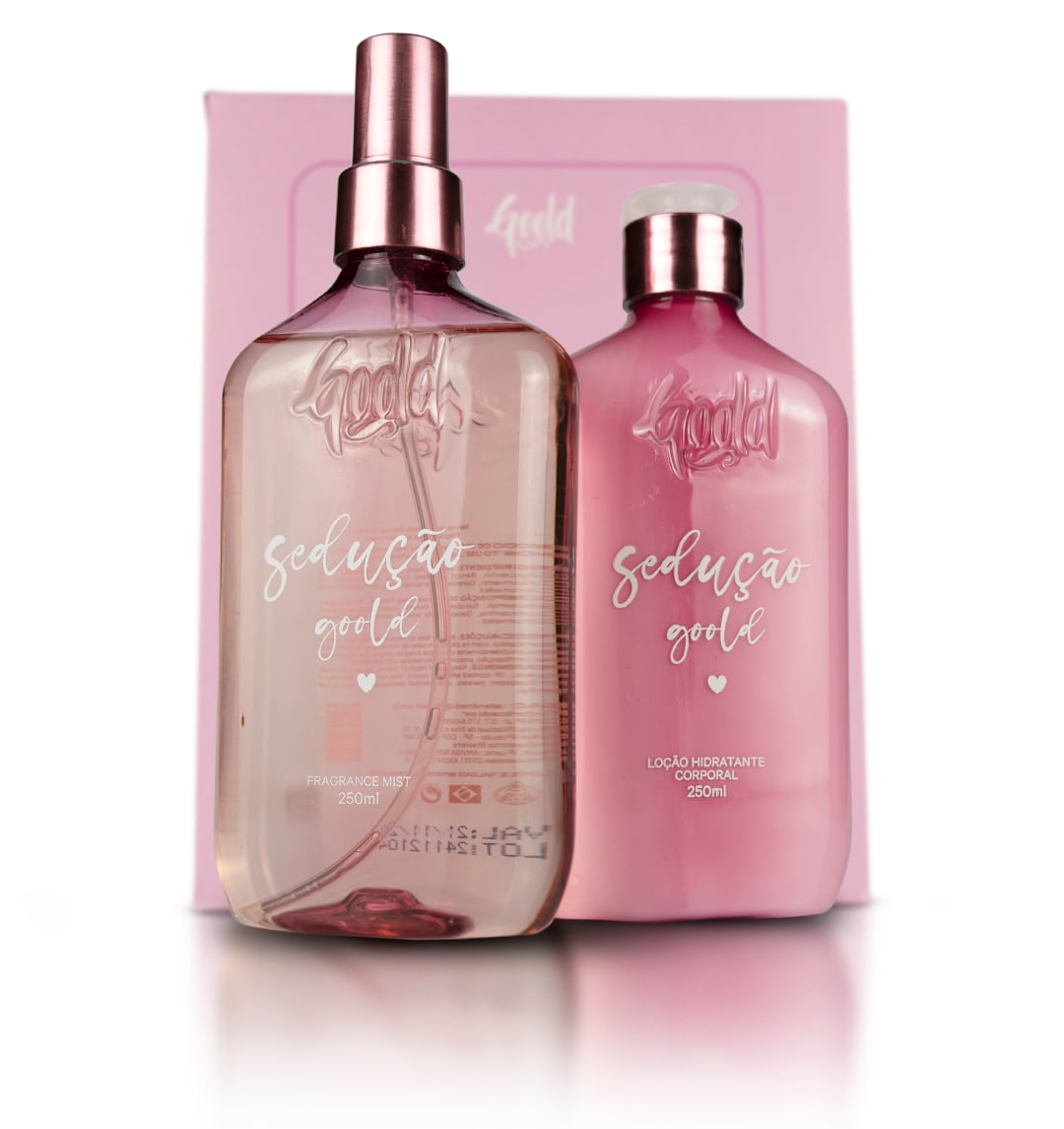 SEDUÇÃO GOOLD HIDRATANTE CORPORAL & BODY SPLASH